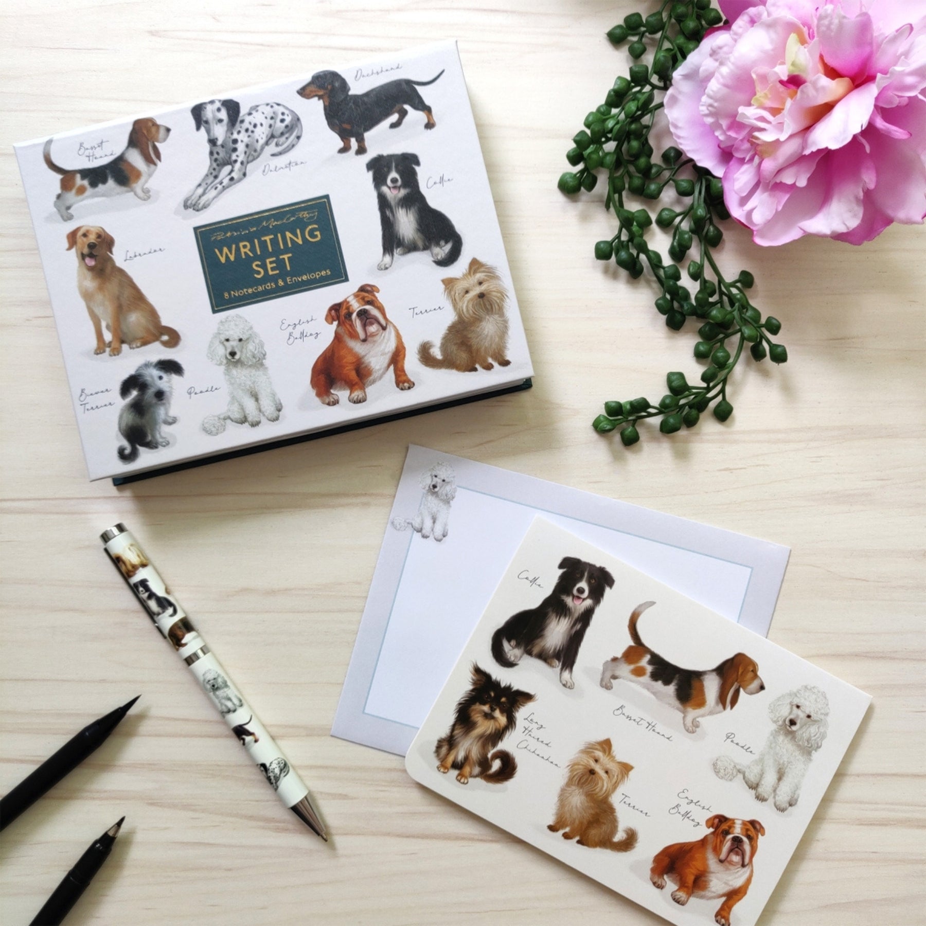 Notecard Writing Set - Dogs - Pooch Luxury
